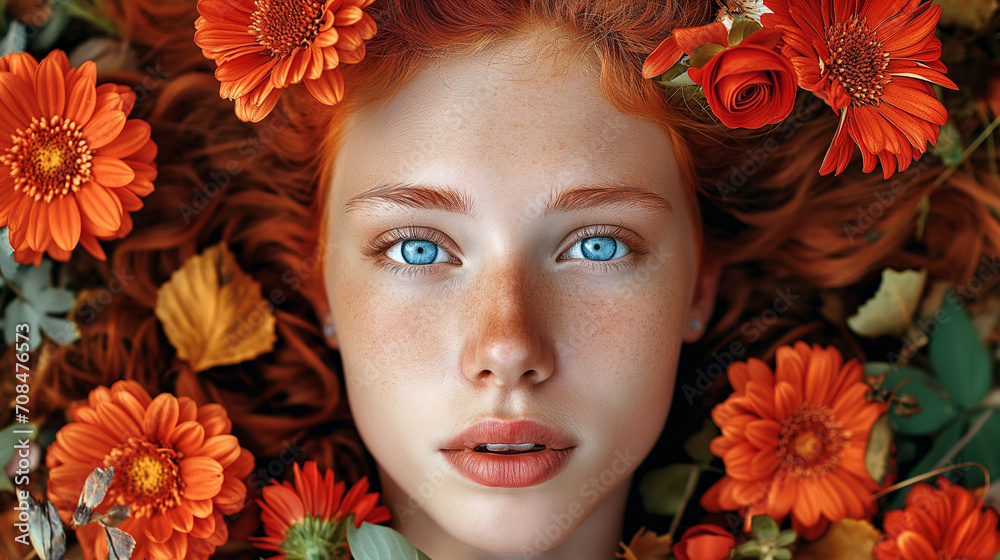 Woman Celebrating Connection to Nature. Rejuvenating Energy ...