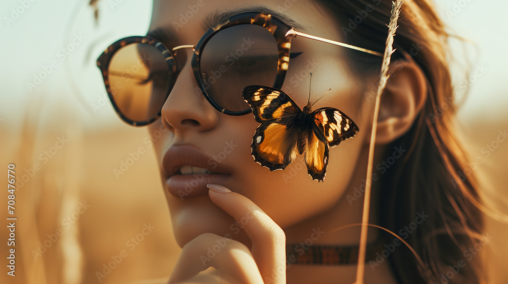 Woman Celebrating Connection to Nature. Rejuvenating Energy ...