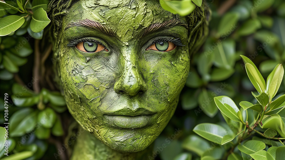 Woman Celebrating Connection to Nature. Rejuvenating Energy ...