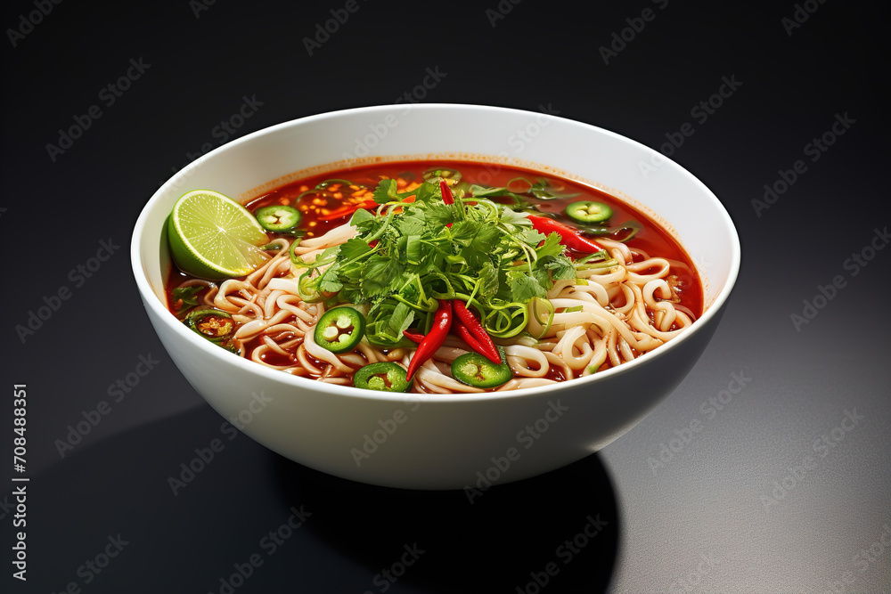 Vietnamese pho with sriracha hot sauce, Photos for cafe and restaurant ...