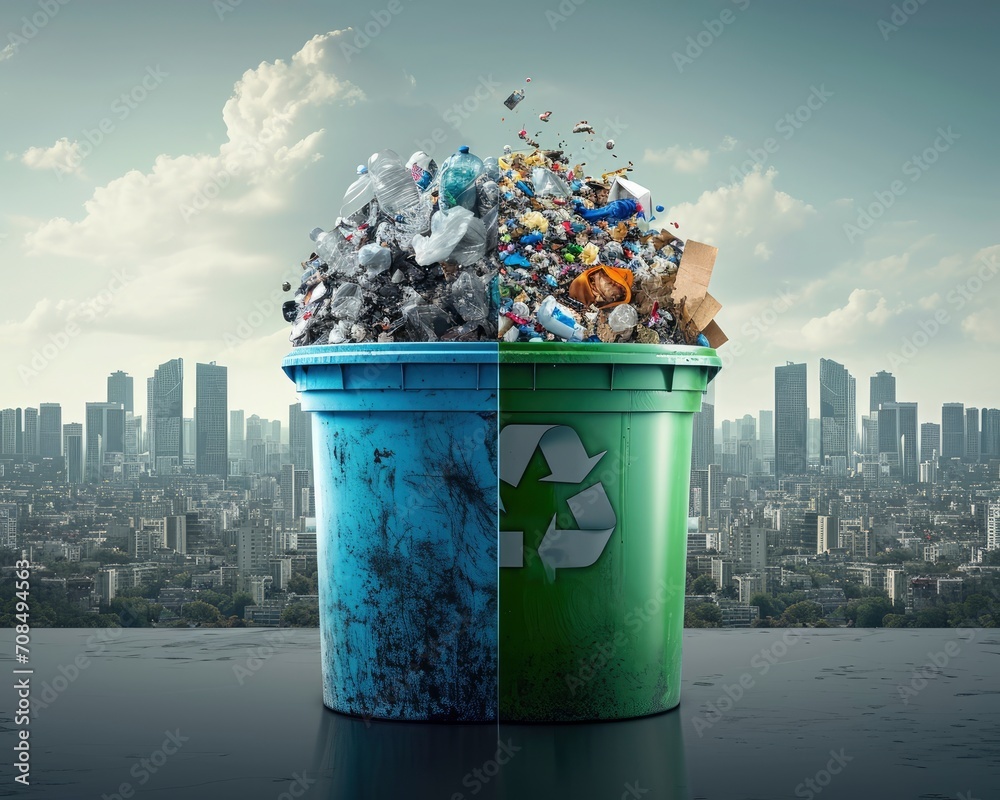 Environmentally Beneficial Concept for Waste Collection, Dual Halves ...