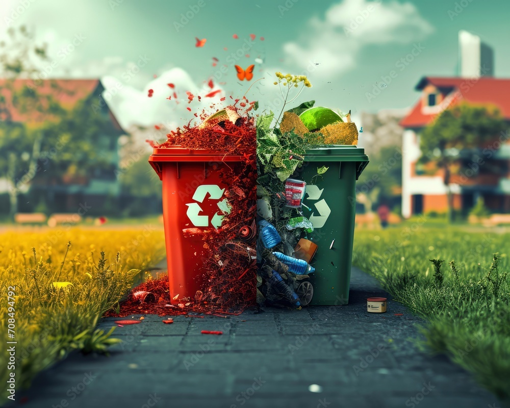 Environmentally Beneficial Concept for Waste Collection, Dual Halves ...