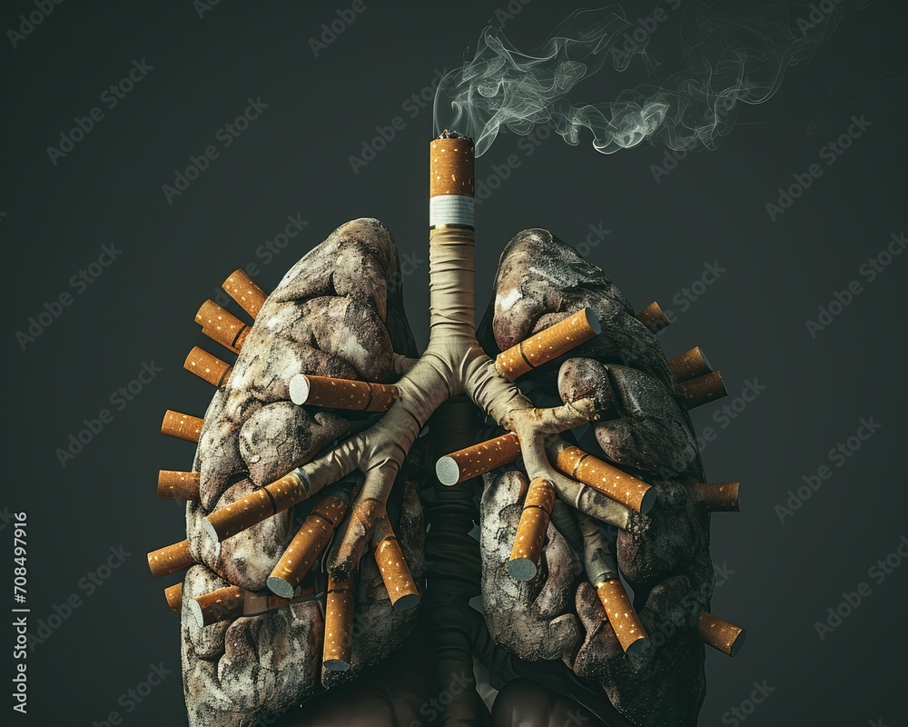 Powerful Representation of Smoking's Detrimental Impact, Creating ...