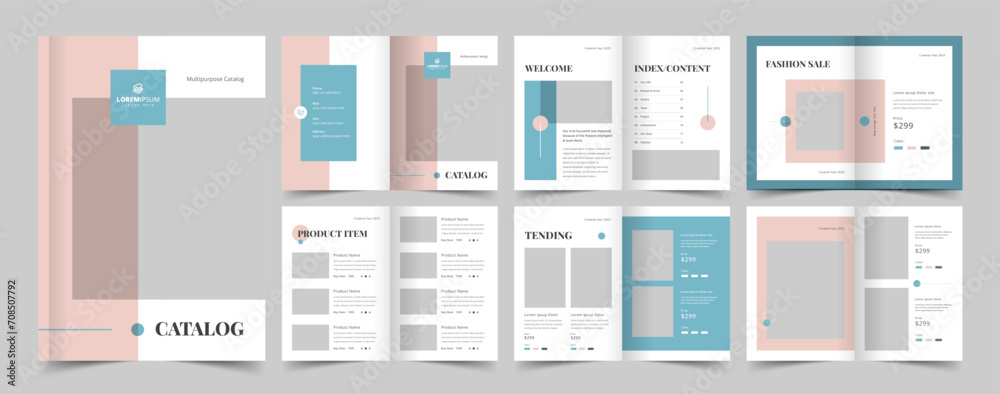 Product Catalog Layout, Fashion and Multipurpose Portfolio, Catalogue ...