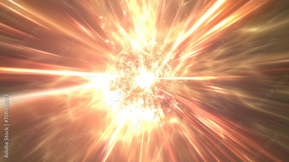 Dazzling Explosion Rays Light Rotation Science Fiction Energy Ripple ...