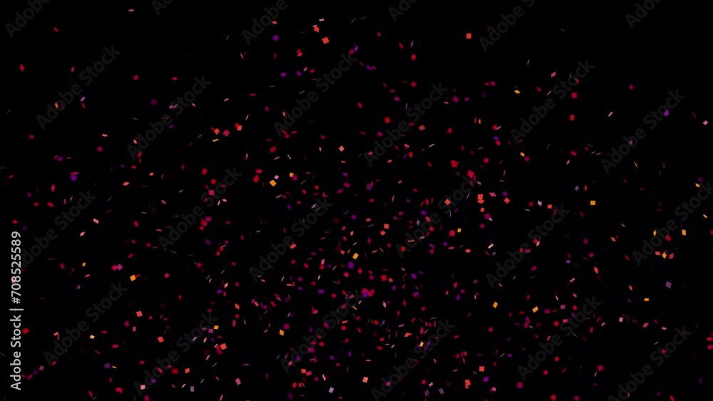 Dynamic Confetti Explosion - Festive 4K Animation for Your Holiday ...