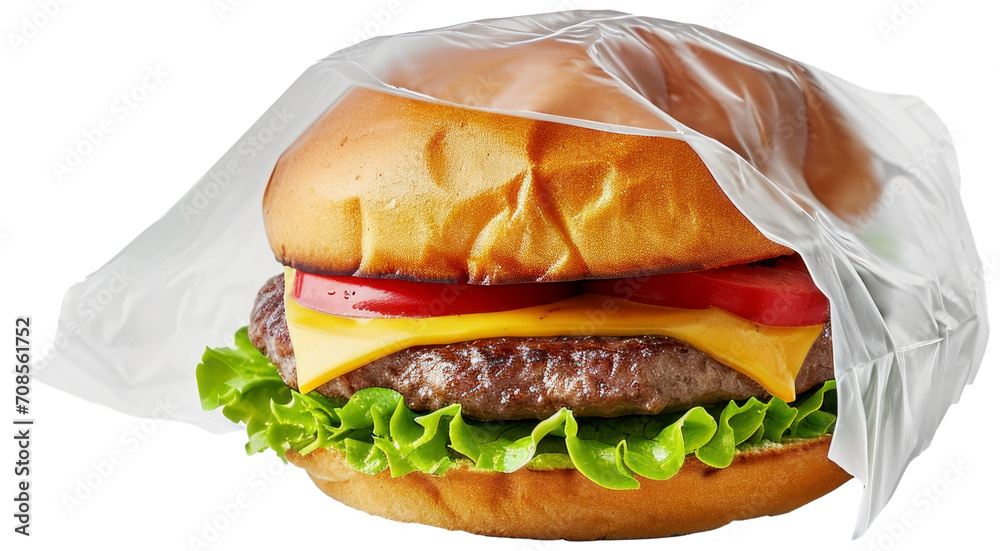 Blank burger package mockup illustration PNG element cut out ...