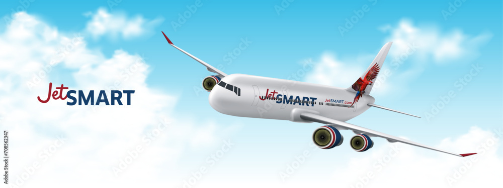 Aircraft of JetSMART Airlines, Red Parrot, Top 76 of The World's Top ...