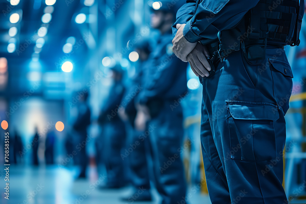 Security staff at a secure facility being awarded bonuses for their ...