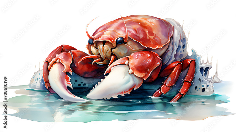 Hermit Crab, surreal art, imaginative and abstract, otherworldly vibes ...