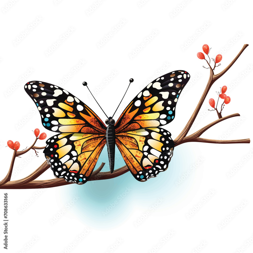 Red spotted purple butterfly small red butterfly rajah brooke's ...