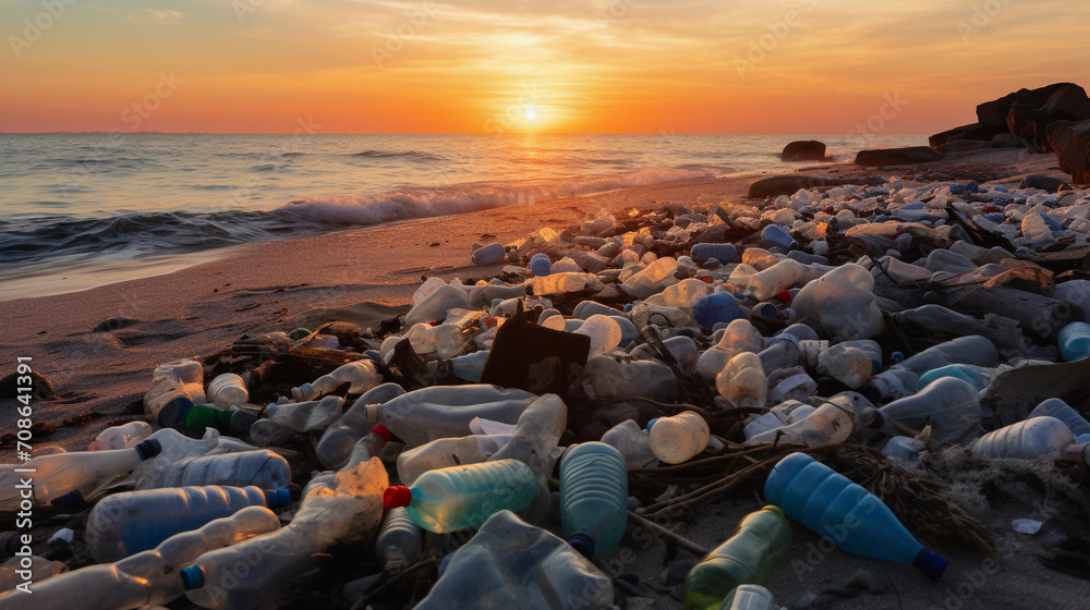 plastic waste, human footprint, people poluting the earth, plastic ...