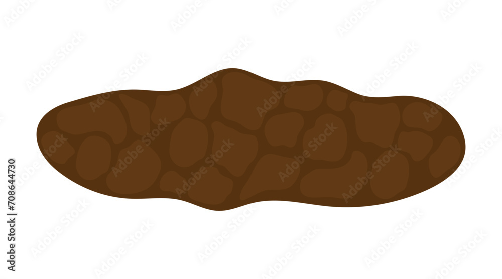 Poop excrement for bristol scale chart. Flat design vector clip art poo ...