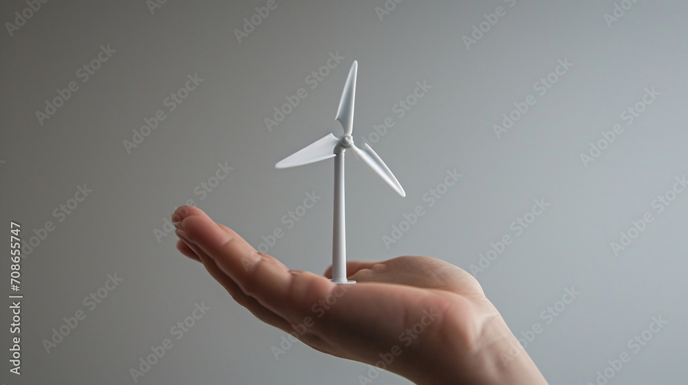 Educational Model of Wind Turbine A realistic mini model of a wind ...