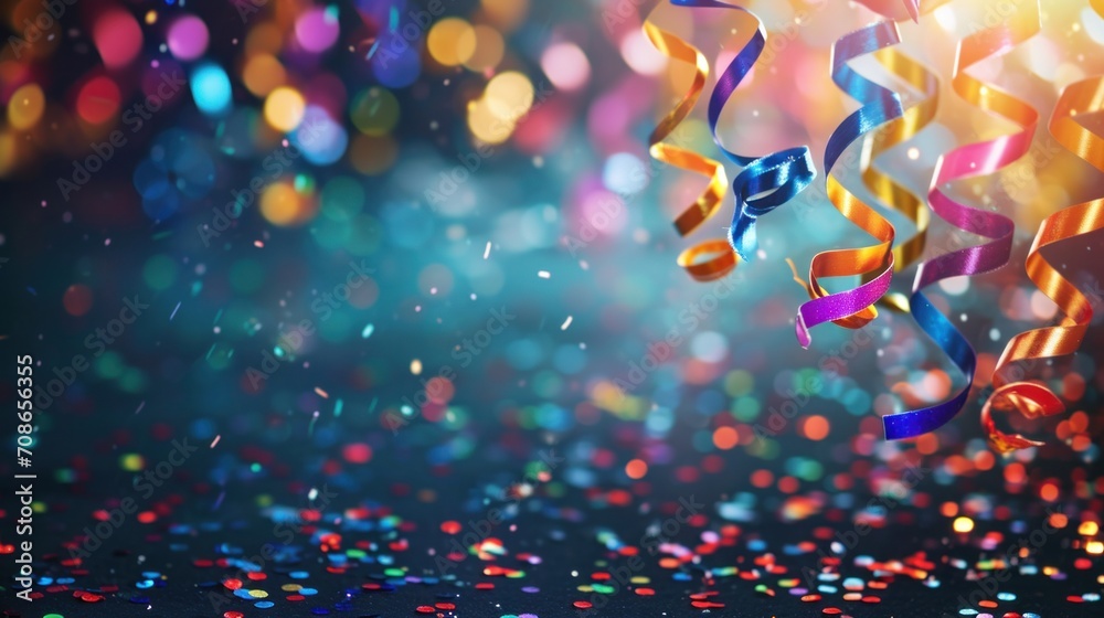 magic birthday background with copy space Stock Photo | Adobe Stock