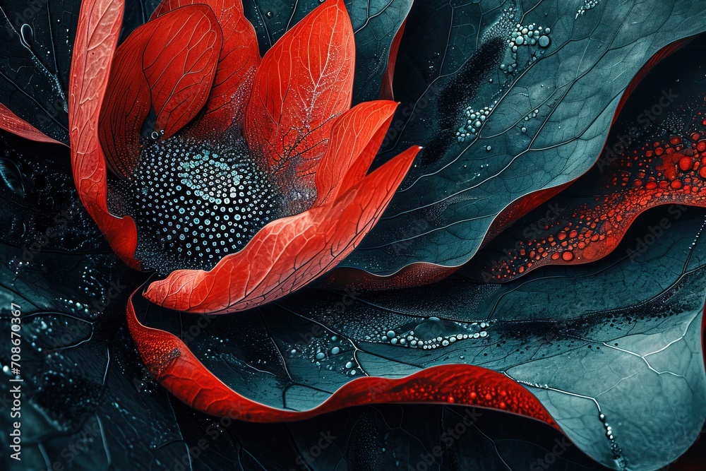 Minimalism and abstract linocut ballpoint drawing art style. Capillary ...