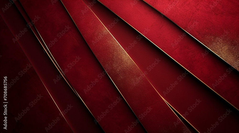 Elegant dark red background with golden accents, suitable for luxurious ...