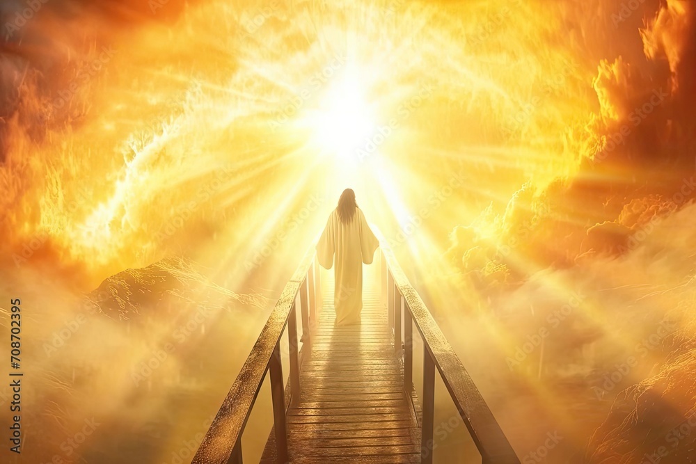 Jesus as a bridge between heaven and earth Connecting the divine and ...