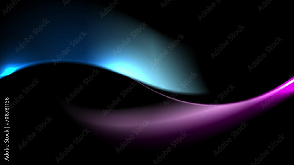 Blue and purple abstract blurred waves motion background. Video ...