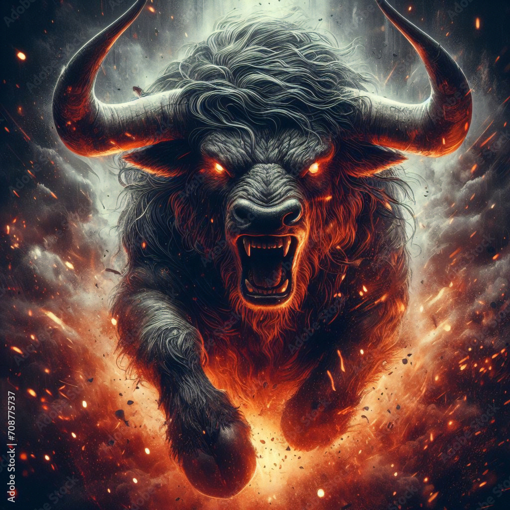 Minotaur (Minos the Bull) is a Cretan monster with the body of a man ...