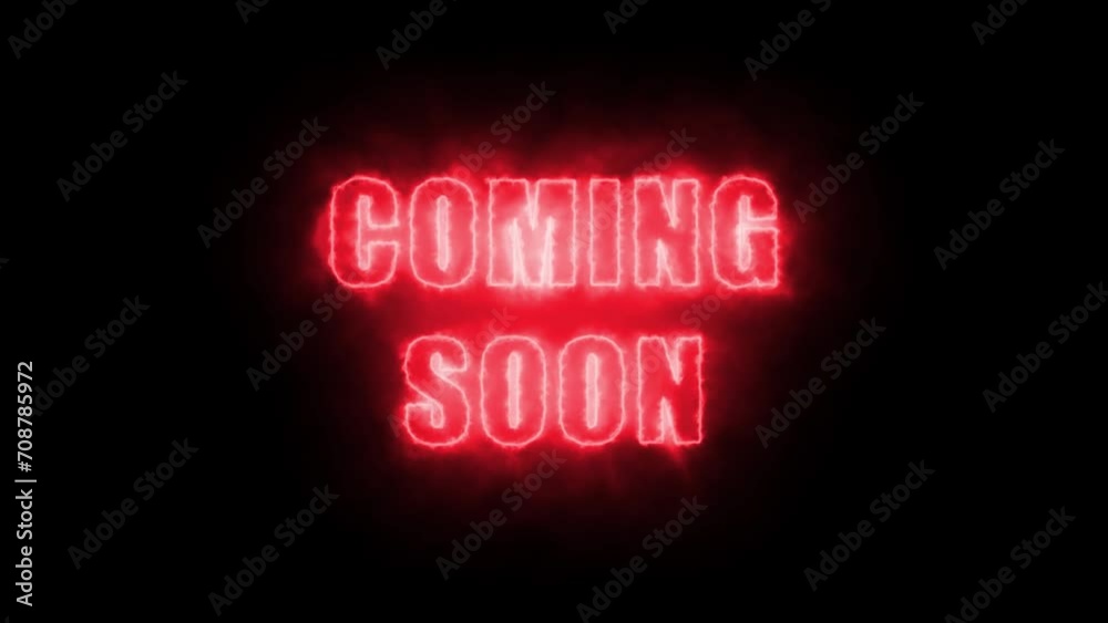 Vidéo Stock Coming soon text animation video. These animations are ...