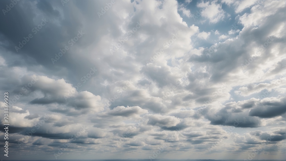 A Captivating Sky Photo Immersed in Cloudy or Overcast Colors. Witness ...