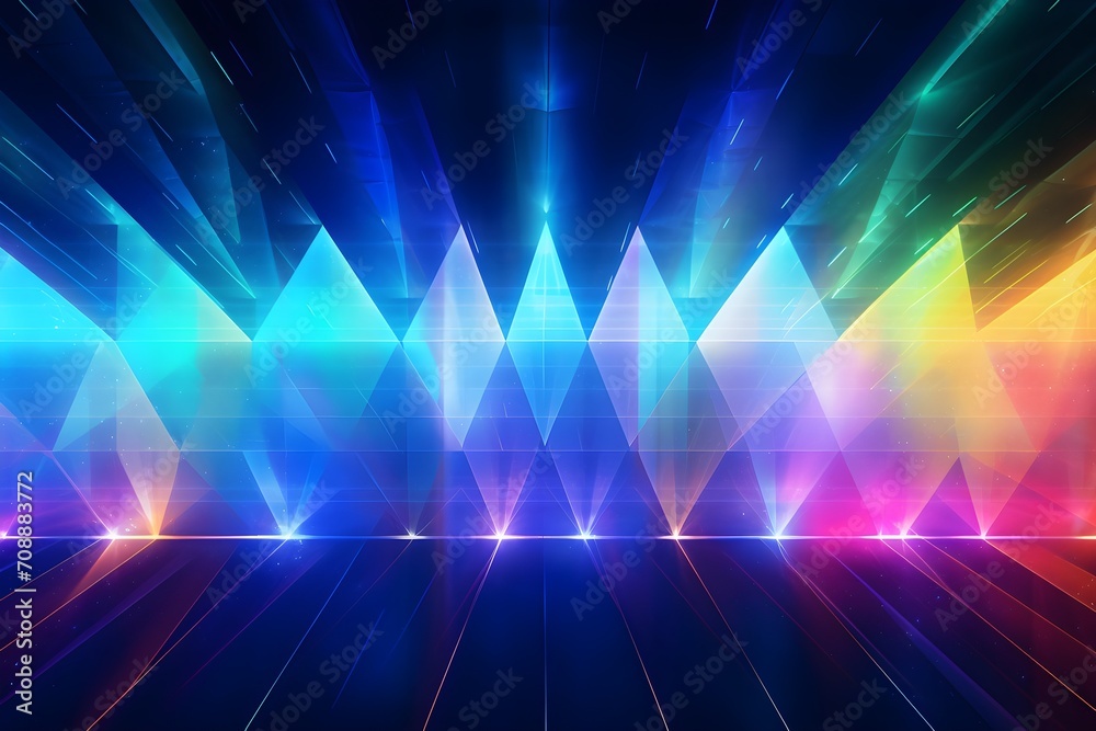 Prismatic shapes Stock Illustration | Adobe Stock