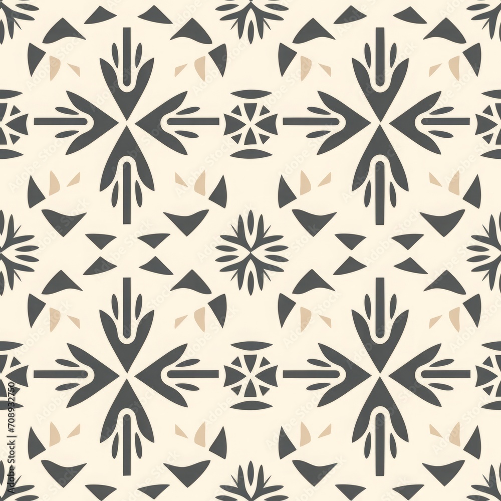 Traditional Pacific Islands tapa cloth seamless pattern. Polynesian ...