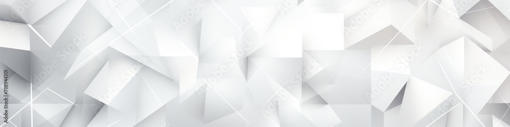 Abstract white Geometric background banner design straight Stock ...