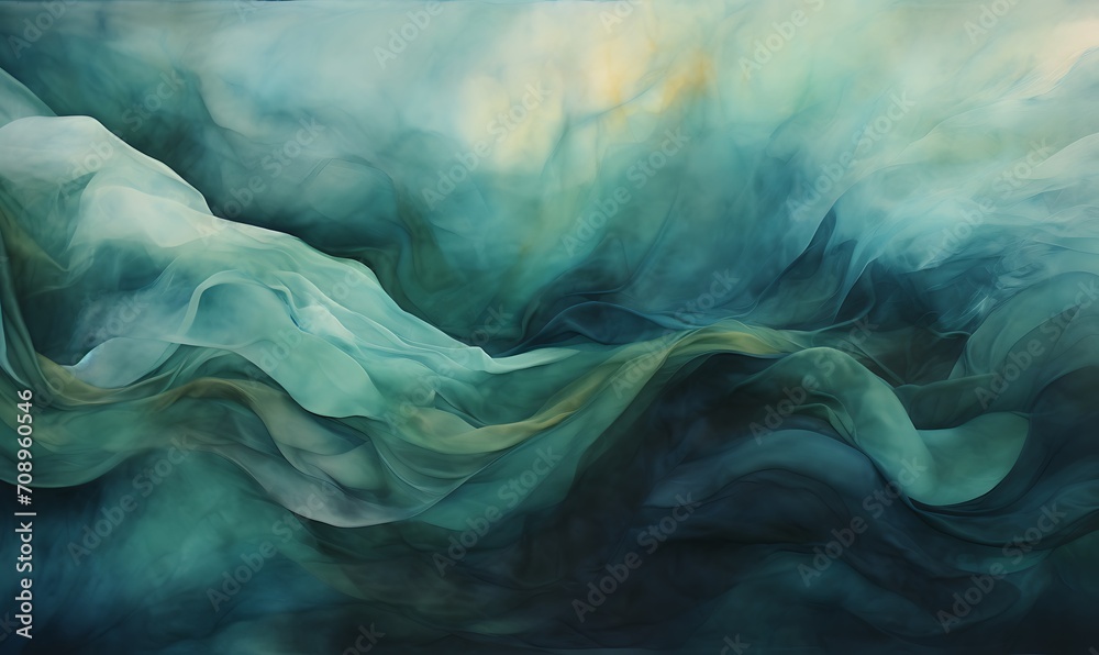 Weaving art, fiber art, gauze, layered fiber, gauze, delicate ...