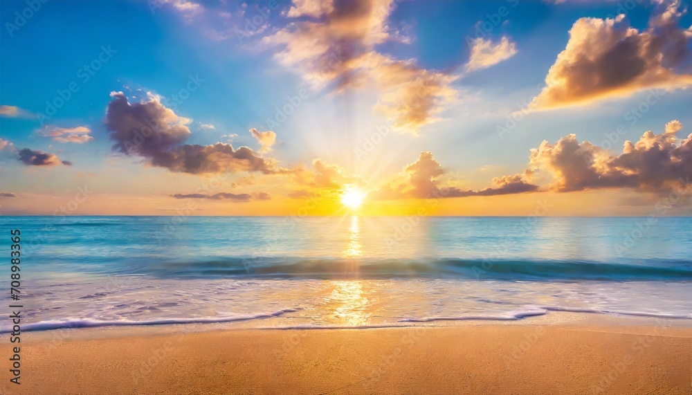 sea sand sky concept sunset colors clouds horizon horizontal background ...