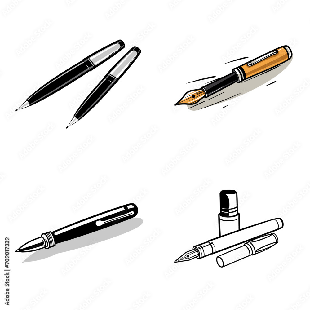 Product Return Label Creation Label and Pen .simple isolated line ...