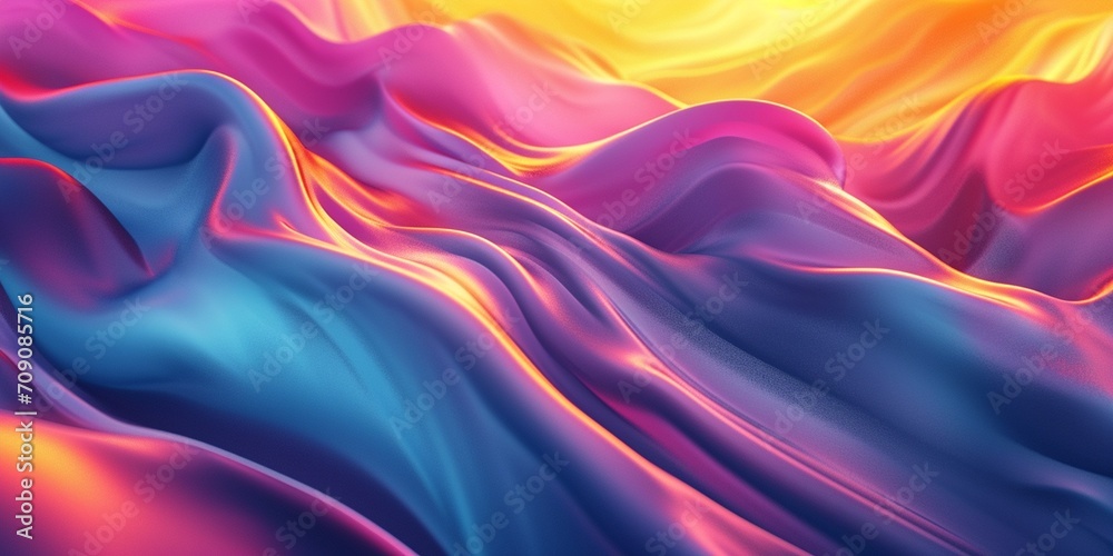 Incorporate vibrant gradients and contrasting colors to create a ...