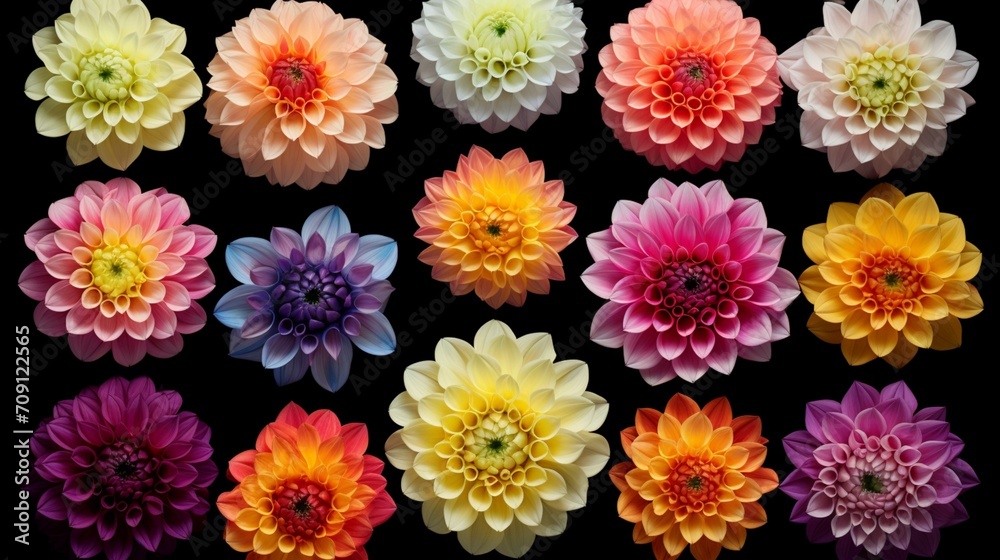 Dahlia Varieties Photograph different varieties of Dahlia flowers ...