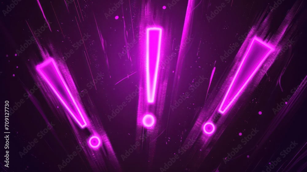 Exclamation Mark for Presentation Design Stock Illustration | Adobe Stock