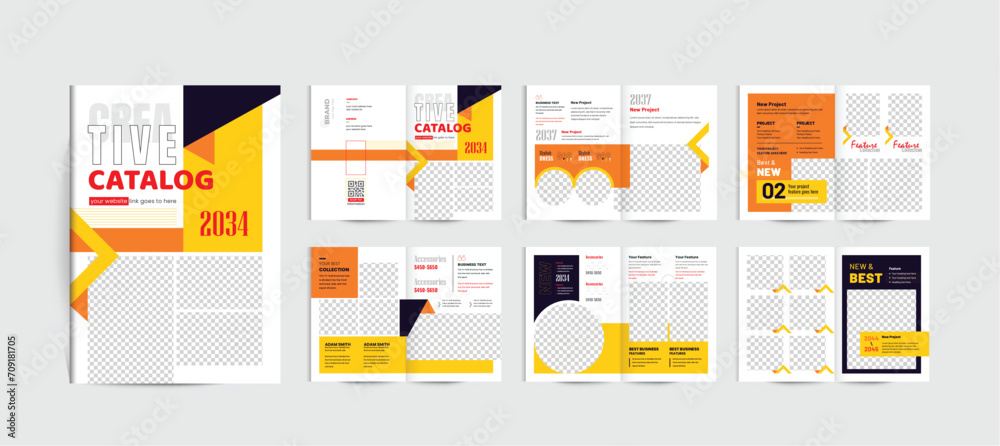 Catalog design template for your business professional company ...