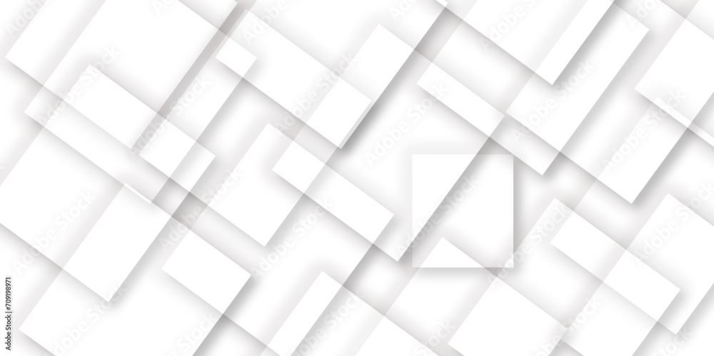 Abstract white background design with layers of textured white ...