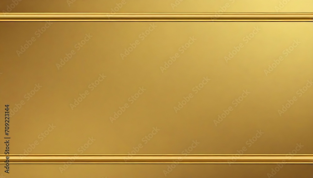 gold shini uniform background with upper and lower frame Stock ...