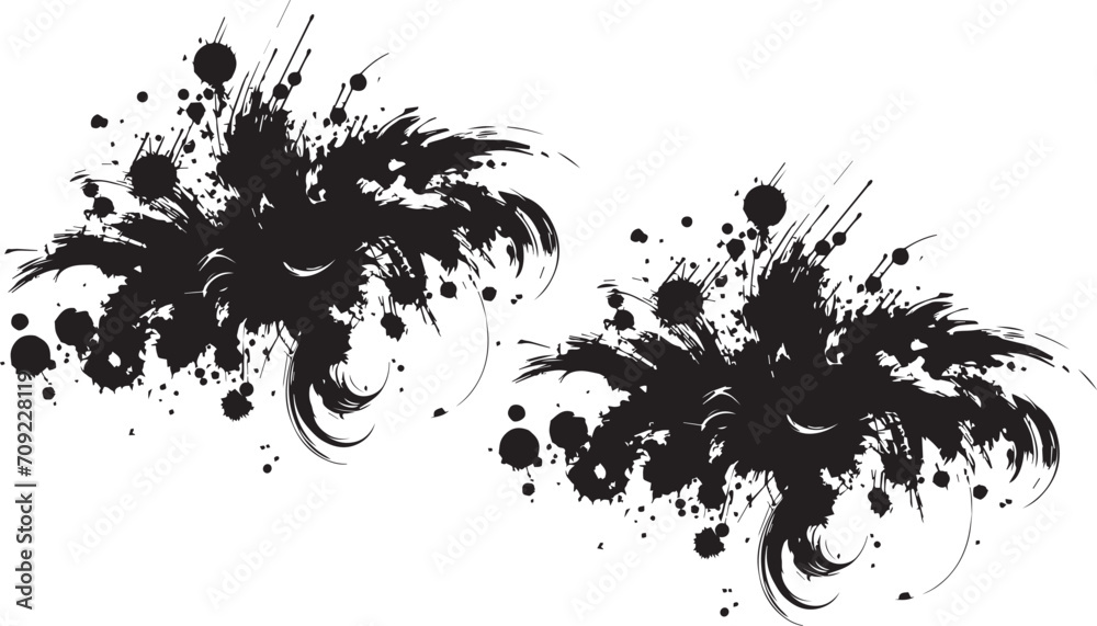 Hand drawn circle shape. label, logo design element. Brush abstract ...