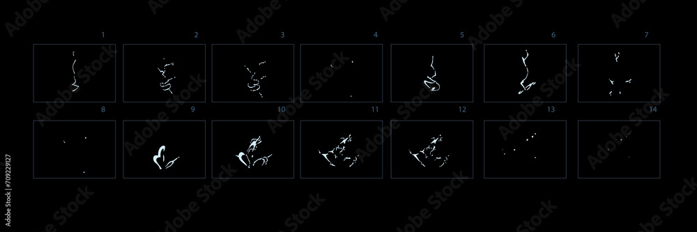 Thunderbolt lighting animation, thunderbolt lighting effect for games ...