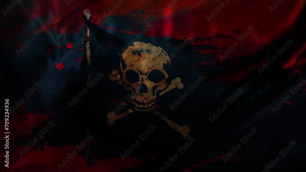 Immerse yourself in a daring adventure with our Pirate Motion Flag ...
