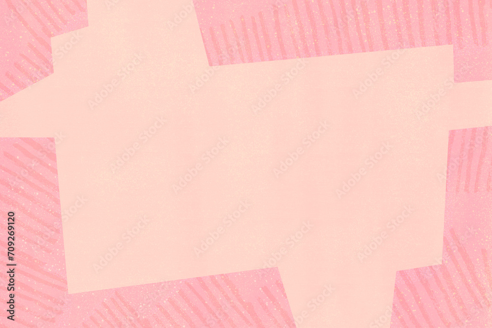 Pink border design with paint splash pattern framing background Stock ...