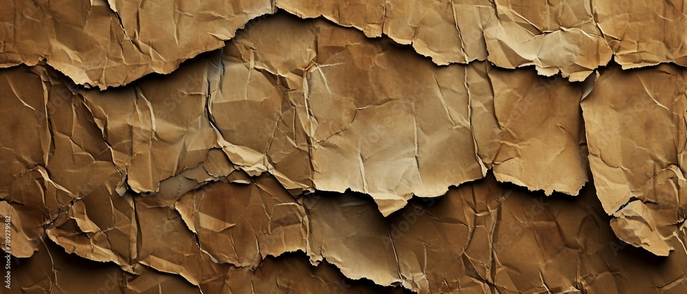 Crumpled cardboard texture background, can be used for website design ...