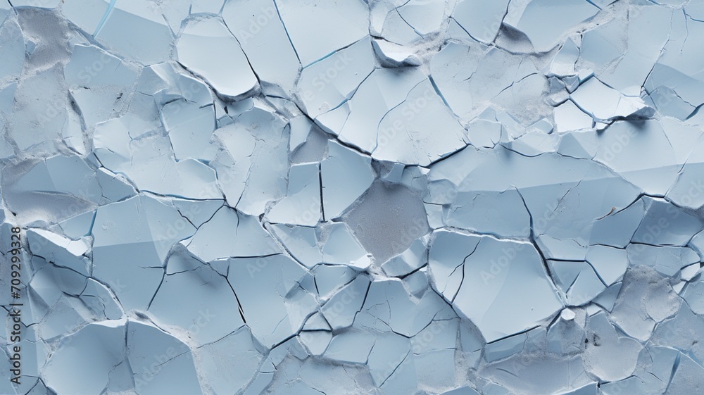 dry ice snow A colossal glacier cascading down the mountainside, its ...