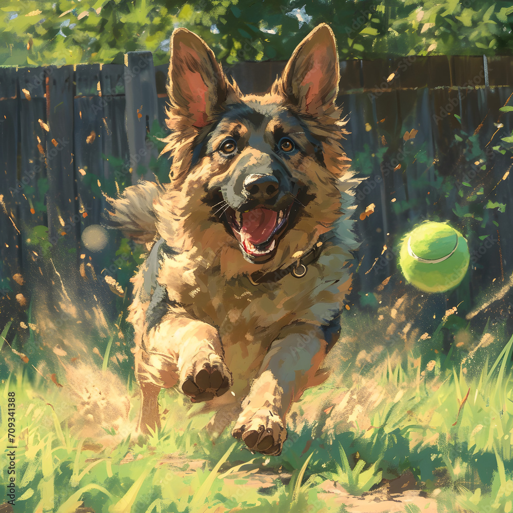 El Alma del Perro: La Expresión de la Amistad y la Lealtad Stock ...