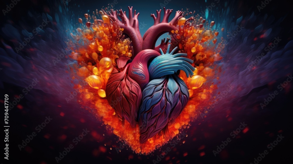 A striking depiction of heart tube formation, brought to life by a ...