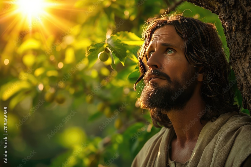 Jesus and the fig tree A metaphor of faith and fruitfulness Stock Photo ...