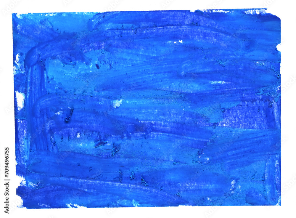 abstract blue oil pastel texture on white paper background Stock Photo ...