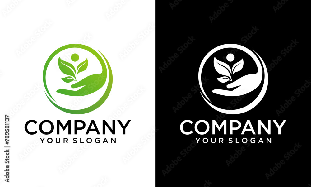 Creative Wellness people health logo vector illustration. Health and ...