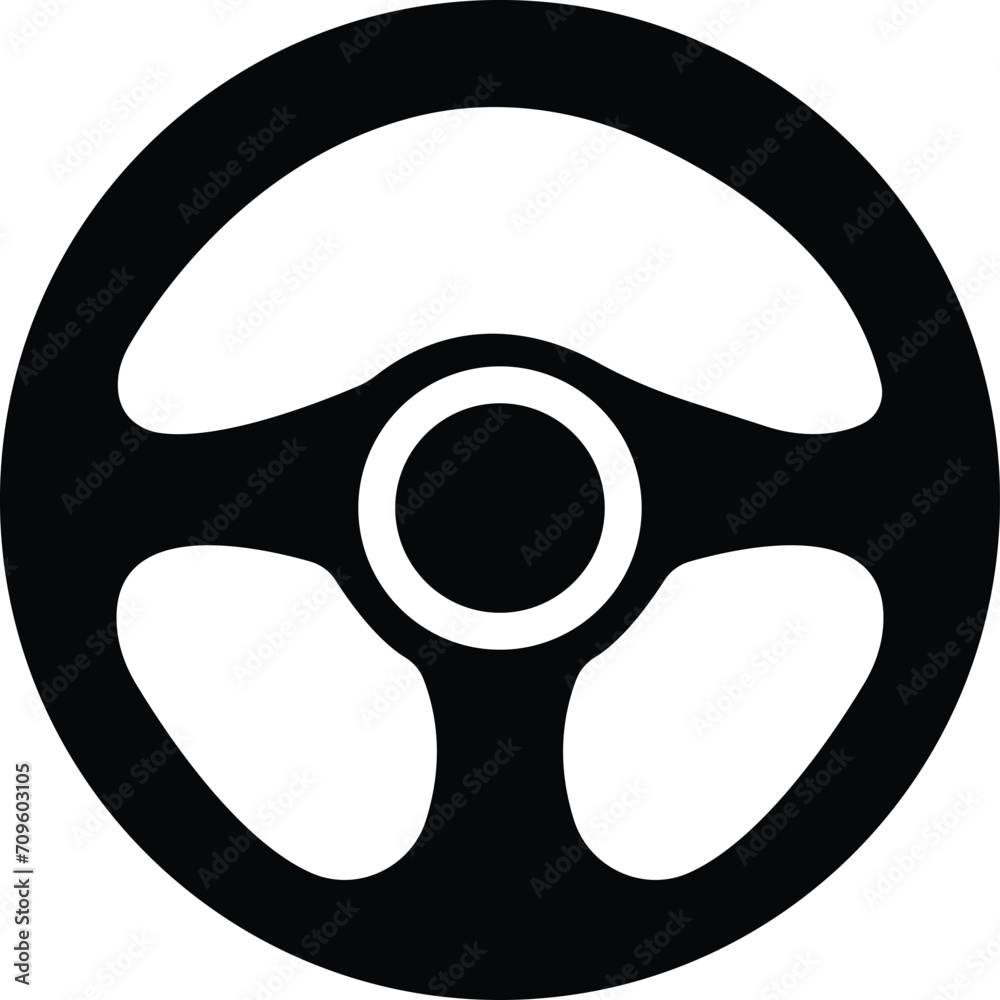 Steering Wheel Icons, steering is a symbol of artificial intelligence ...